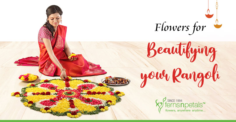 7 Flowers for Beautifying your Rangoli - FNP Singapore