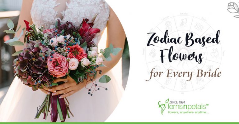Zodiac Based Flowers for Every Bride - FNP Singapore